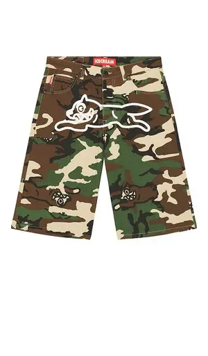 ICECREAM Icee Twill Short In Green