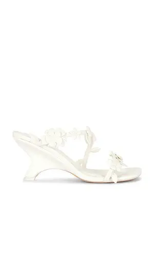 Simkhai Willow Leather Strappy Sandal - Ivory