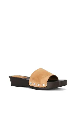 Madewell Vanessa Suede Clog In Brown