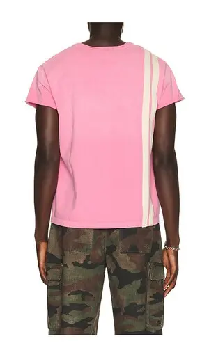 424 Capped Thermal Tee In White
