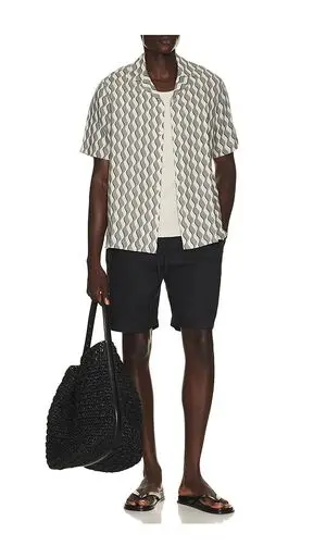 Frescobol Carioca Felipe Linen Shorts