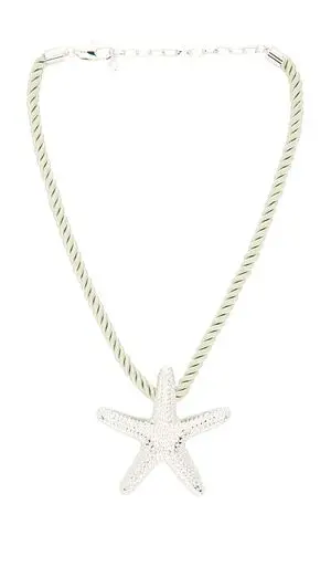 Ettika Starfish Statement Oendant Necklace In Metallic