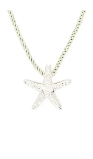 Ettika Starfish Statement Oendant Necklace In Metallic