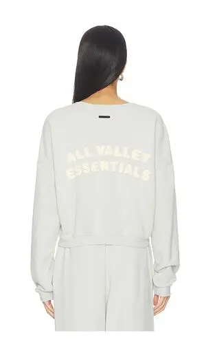 Fear Of God Relaxed Half Zip Sweater - Washed Overcast