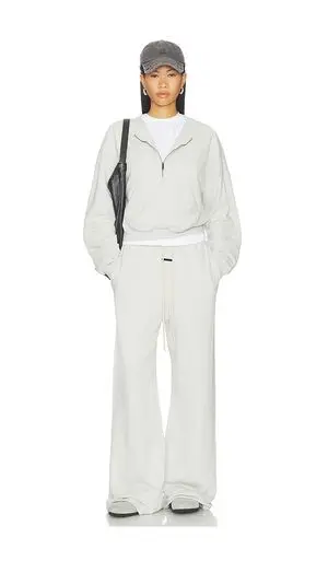 Fear Of God Relaxed Half Zip Sweater - Washed Overcast