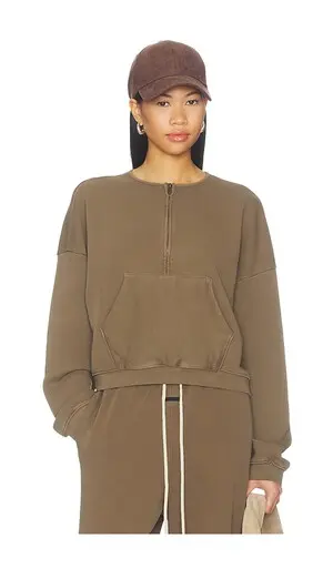 Fear Of God Relaxed Half Zip Sweater