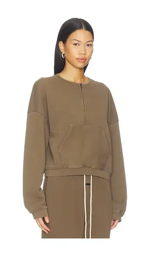 Fear Of God Relaxed Half Zip Sweater