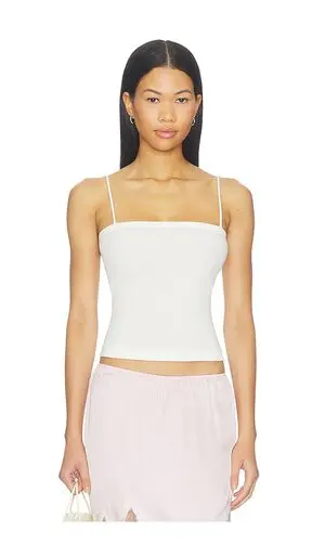 ST. AGNI Organic Cotton Square Neck Cami
