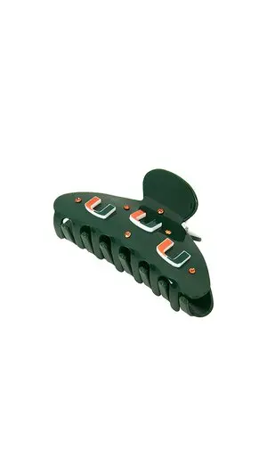 Baublebar University Of Miami Claw Clip - Green