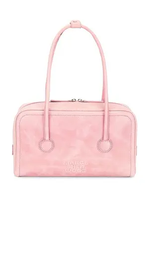 MARGESHERWOOD Soft Boston Small Bag In Pink - Tea Rose Pull Up