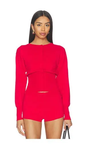 Superdown Jayella Knit Top - Red