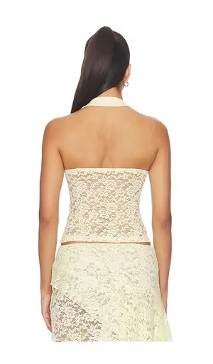 Lioness Palisades Halter Top In Neutral
