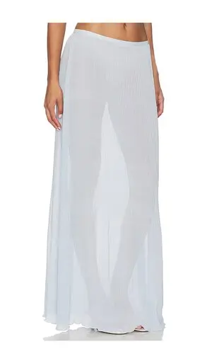 Lioness Maxi Skirt - Soft Blue