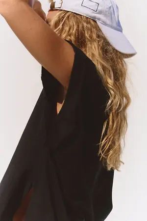Free People Throw + Go Solid Tee
