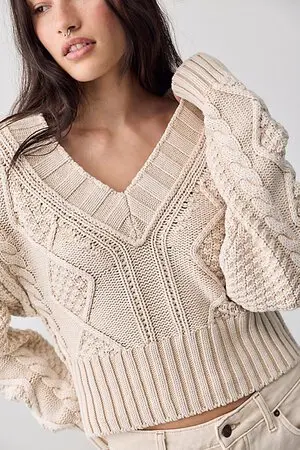 Free People We The Free Addison V-neck Sweater