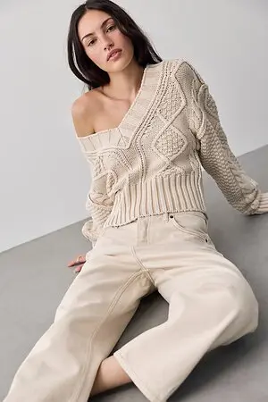 Free People We The Free Addison V-neck Sweater
