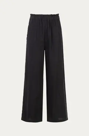 JUANA Lyricist Natural High Rise Pull-on Pants - Black