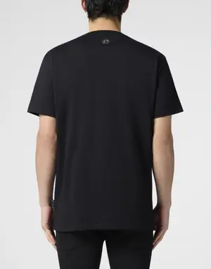 Philipp Plein Round Neck T-shirt Skull Stones