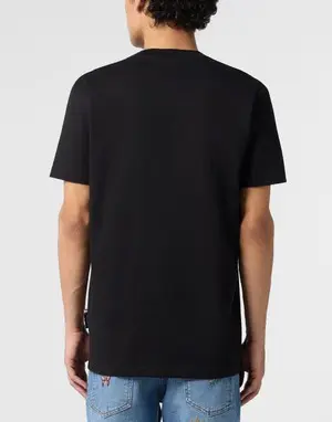 Philipp Plein Round Neck T-shirt Eagle Montecarlo - Black