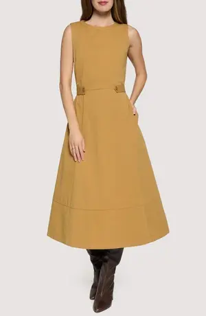 LOST + WANDER Downtown Edge Midi Dress