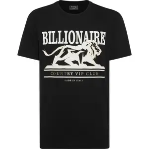BILLIONAIRE T-shirt Round Neck Ss Lion - Black