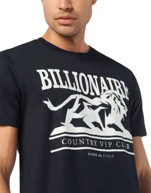 BILLIONAIRE T-shirt Round Neck Ss Lion - Navy