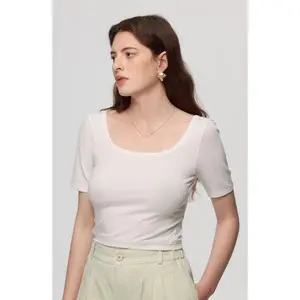 JUANA Classics Squareneck T-shirt - White