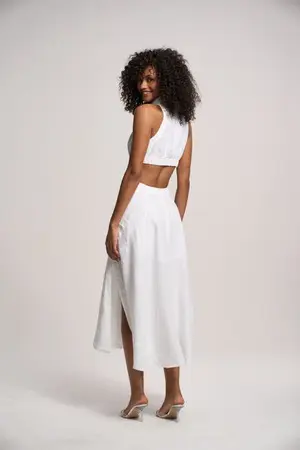 JBQ Fiona Dress In Linen