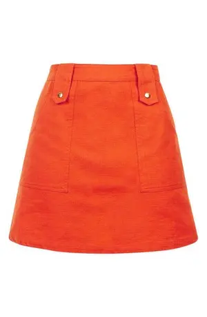 Topshop Square Pocket A-line Skirt
