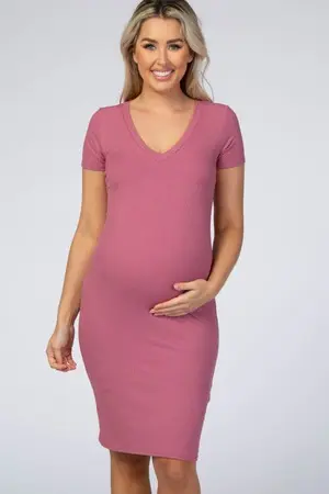 PINKBLUSH Ribbed Dress