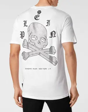 Philipp Plein T-shirt Round Neck Ss Wire Frame