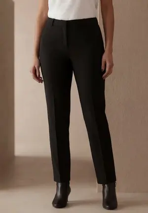JESSICA LONDON Bi Stretch Straight Leg Pant - Black