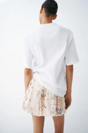 H&m Cotton Balloon Skirt
