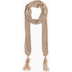 H&m Shimmery Viscose Scarf - Light Beige