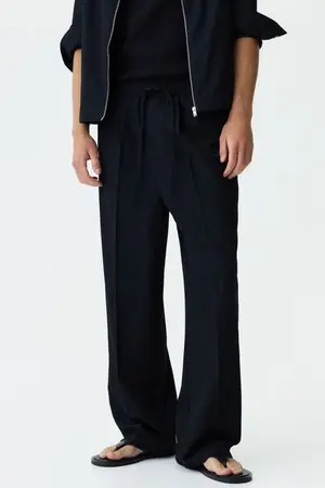 H&m Loose-fit Pants - Black