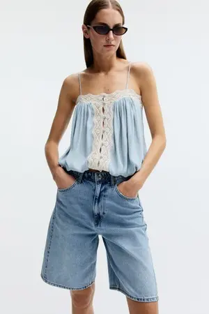 H&m Denim Bermuda Shorts