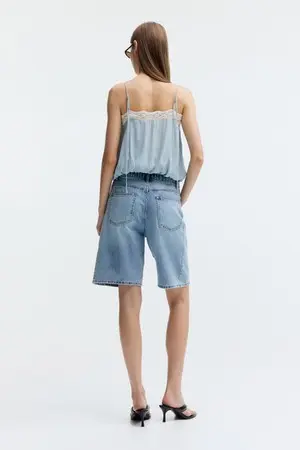 H&m Denim Bermuda Shorts
