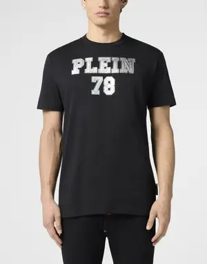 Philipp Plein Round Neck T-shirt College - Black