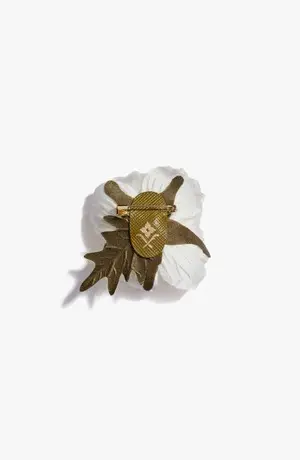 HELENA SIMON Poppy Floral Brooch