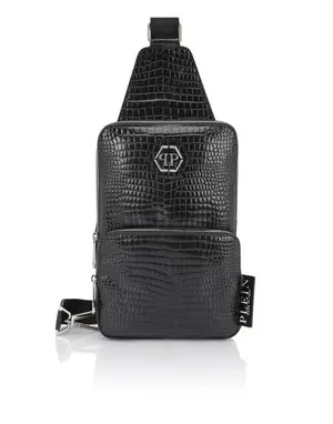 Philipp Plein Cross Body Bag Cocco - Black
