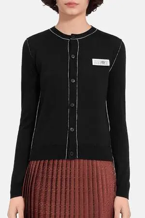 MAISON MARGIELA Slim-fit Wool-blend Cardigan