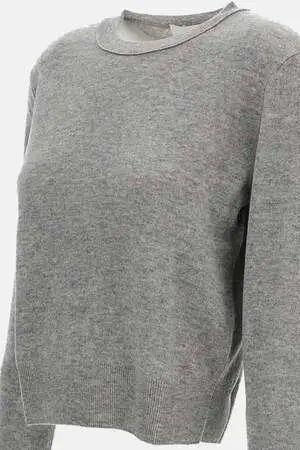 LISA YANG Greer Cashmere Sweater - Grey