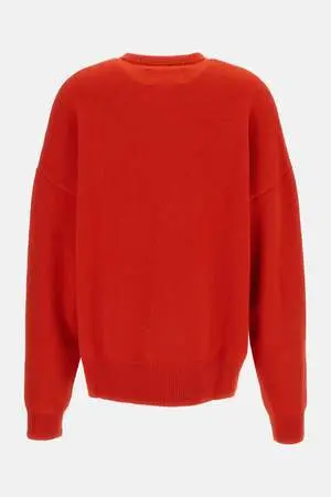 Extreme Cashmere Sweater With Half-zip Neckline - Red