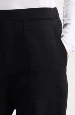 Frank & Eileen Madeline High Waist Wide Leg Jeans - Black Denim