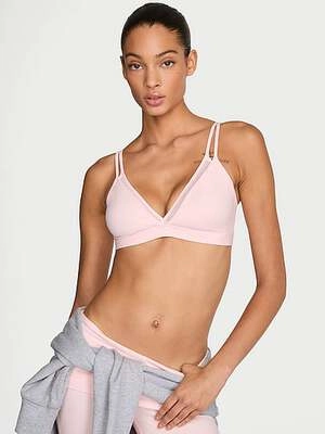 Victoria's Secret Vsx Elevate™ Double-layered Triangle Sports Bra Pink