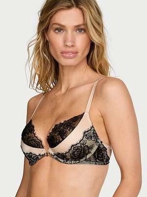 Victoria's Secret Very Sexy Low-cut Push-up Bra - Beige