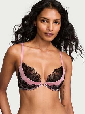 Victoria's Secret Very Sexy Low-cut Push-up Bra - Pink