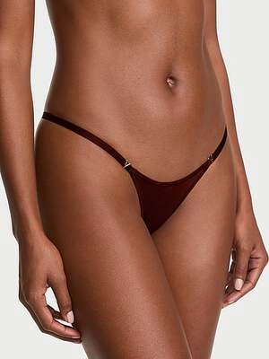 Victoria's Secret Love Cloud Itsy V-string Panty - Brown