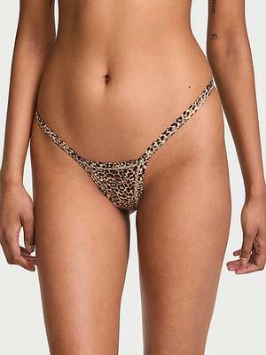 Victoria's Secret The Lacie Lace Itsy V String Panty - Print