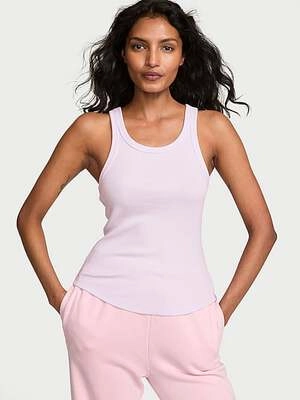 Victoria's Secret Angel Essentials Vs Iconic Rib Racerback Tank - Purple